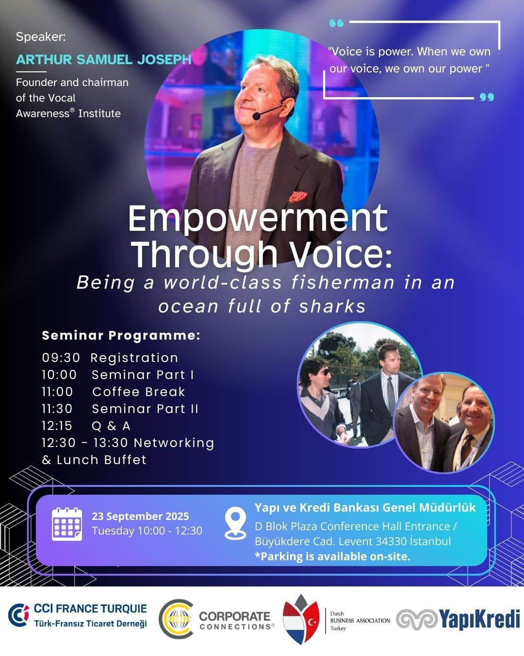 Empowerment Through Voice with Arthur Samuel Joseph, M.A. – Dutch ...